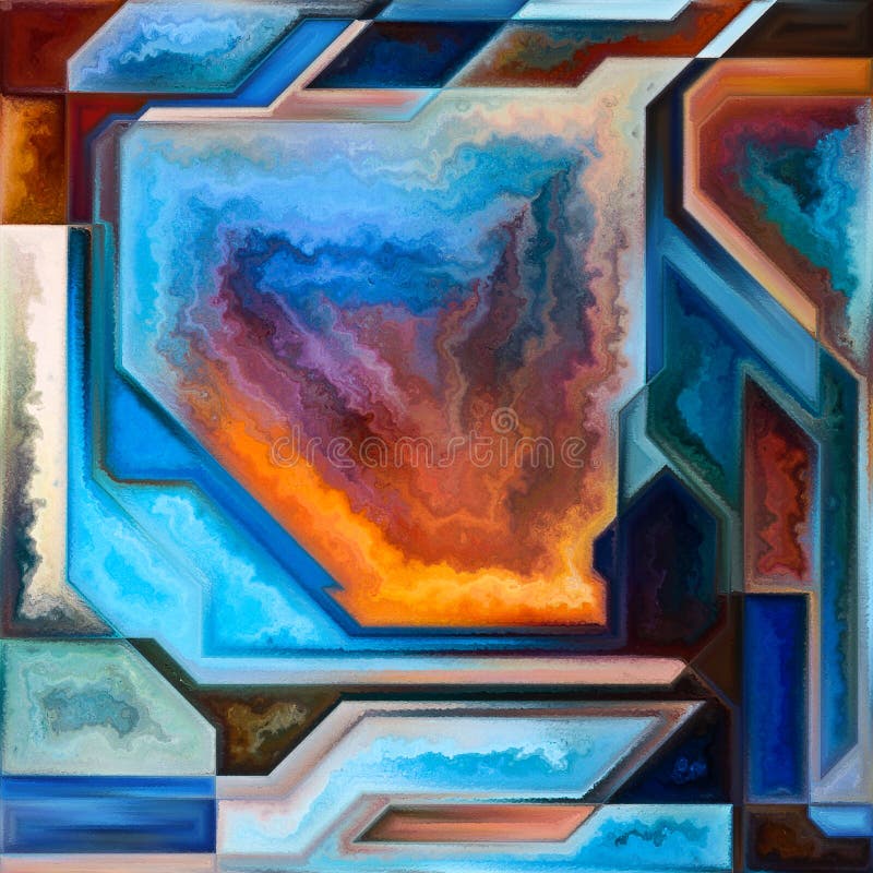 Canvas Division in Art stock illustration. Illustration of flow - 191634397