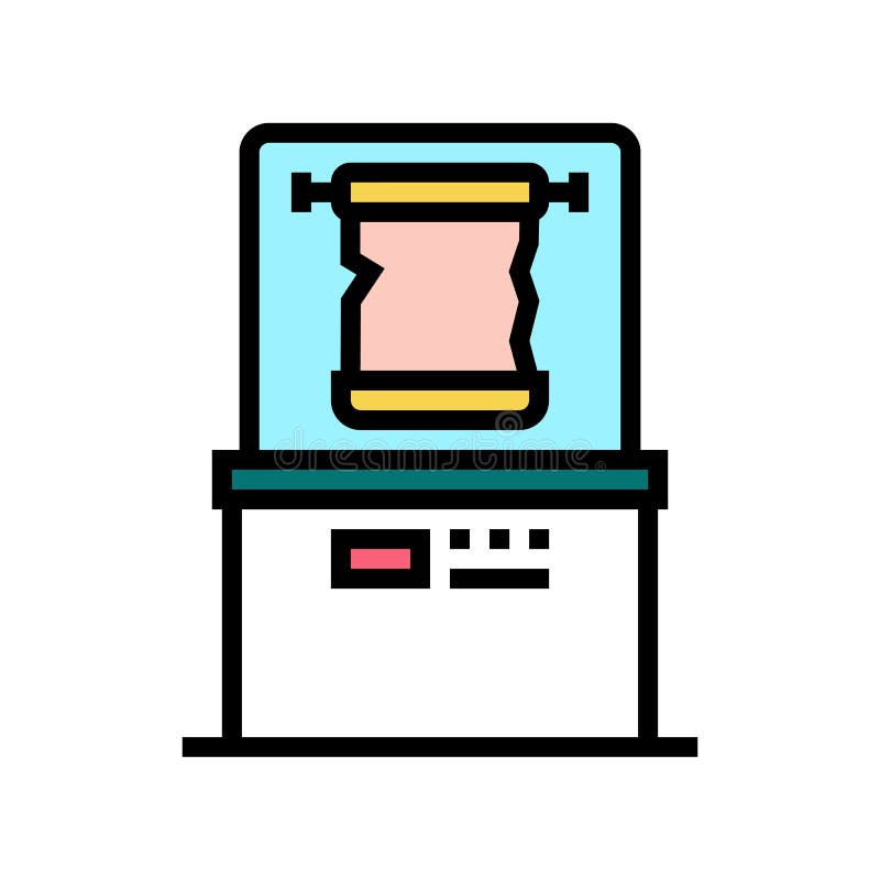 Canvas Exhibit Color Icon Vector Color Illustration Stock Illustration ...