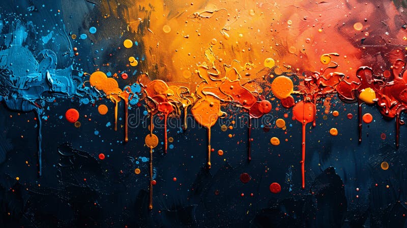 Canvas with Nuanced Splatter Effect for Editorial Richness. Stock ...