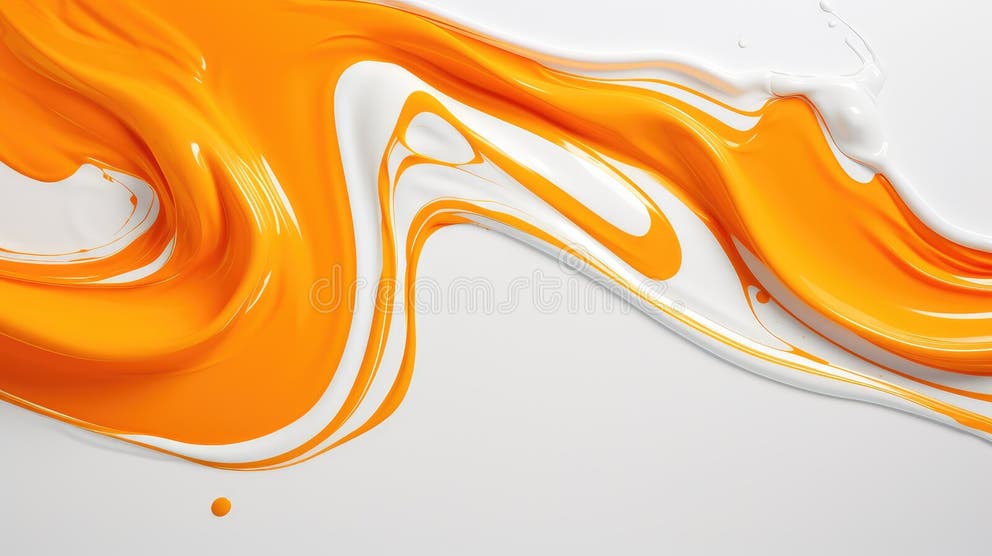 Canvas orange paint drip stock illustration. Illustration of canvas ...