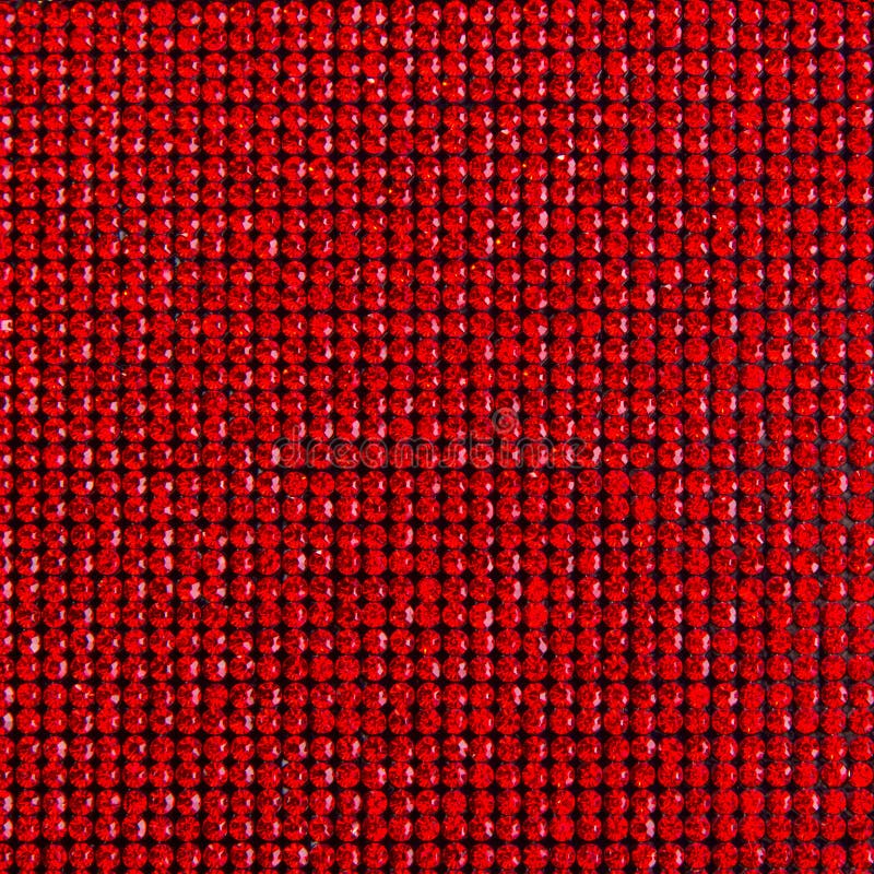 Canvas of Red Rhinestones. Background. Stock Photo - Image of decor ...