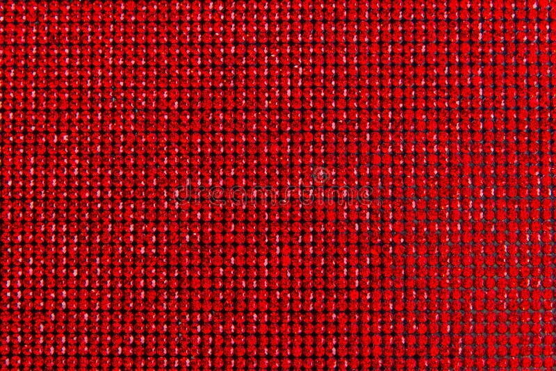 Canvas of Red Rhinestones. Background. Stock Photo - Image of glass ...