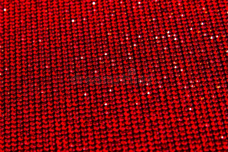 Canvas of Red Rhinestones. Background. Stock Image - Image of color ...