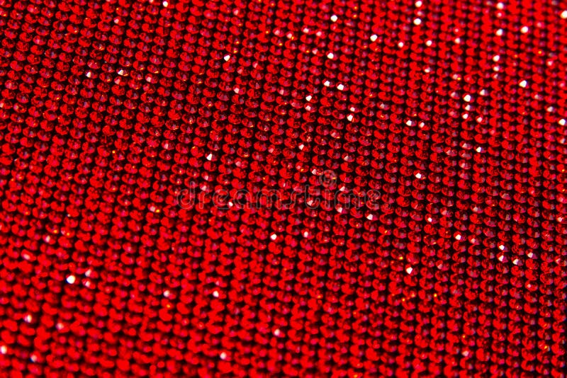 Canvas of Red Rhinestones. Background. Stock Photo - Image of bright ...