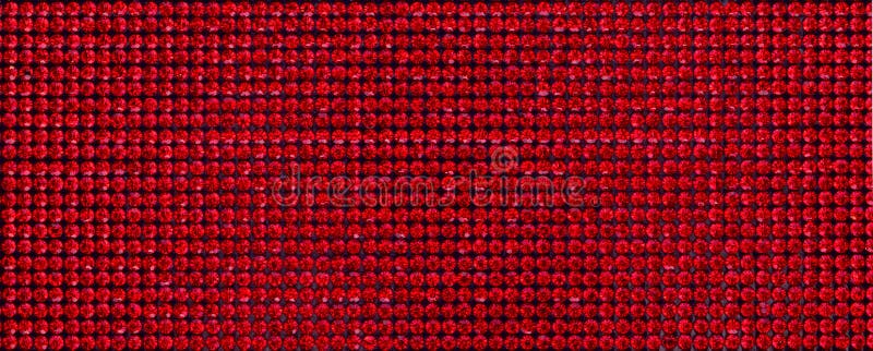 Canvas of Red Rhinestones. Background. Stock Photo - Image of decor ...