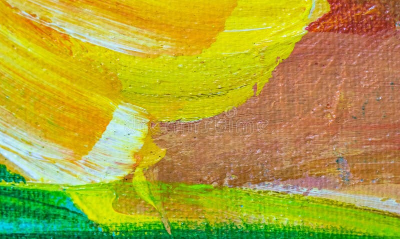 Canvas Texture Painted with Bright Colors Stock Image - Image of ...