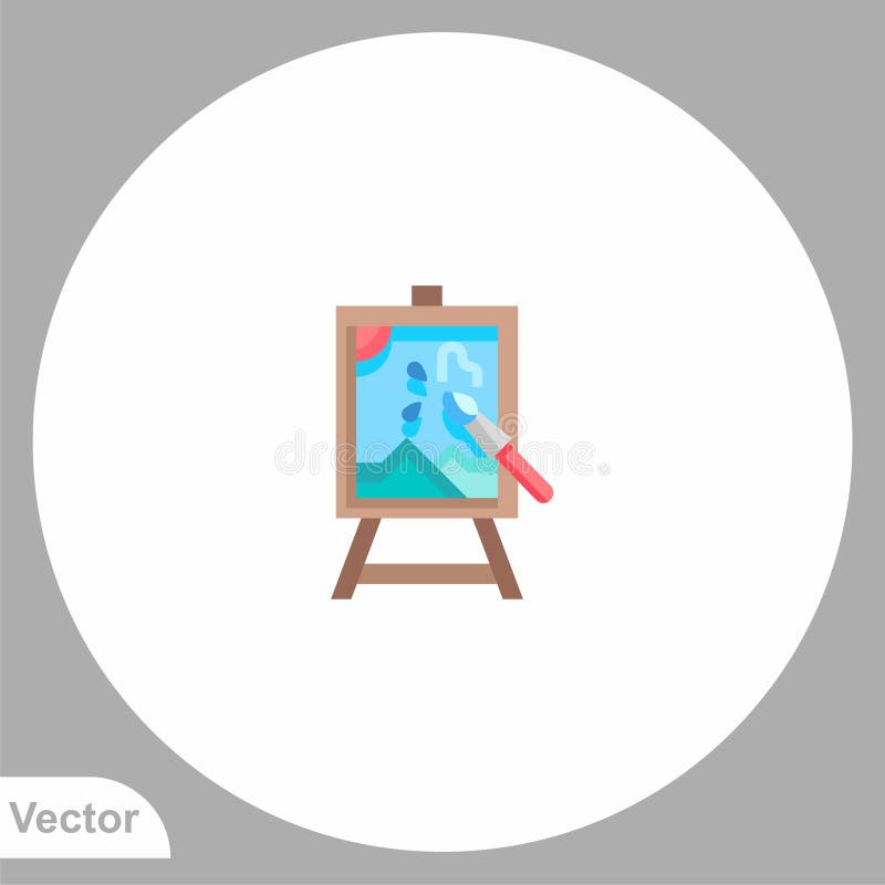Canvas Vector Icon Sign Symbol Stock Vector - Illustration of design ...