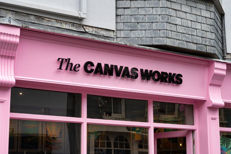 The Canvas Works Kinsale editorial stock photo. Image of sign - 227858513