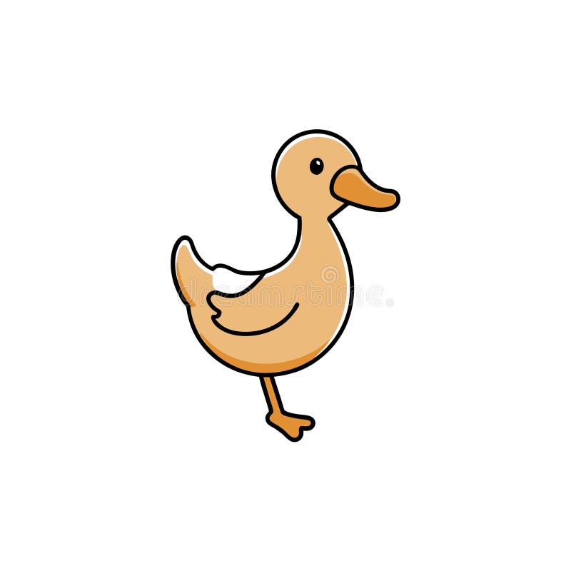Canvasback Duck Dancing Icon Vector Illustration Stock Vector ...