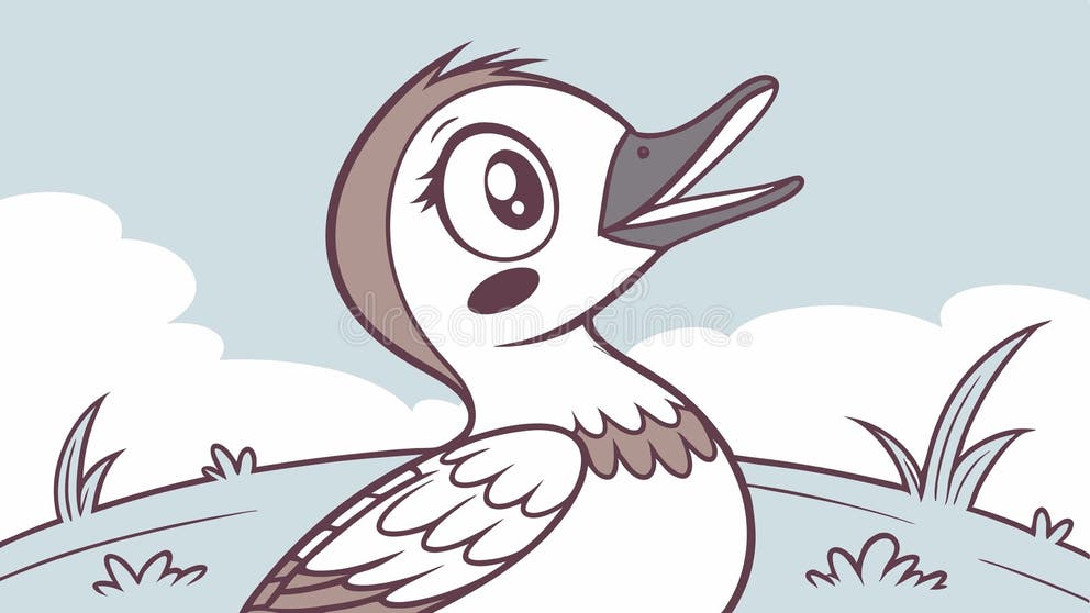 Canvasback Duck Powerless Stay Lake Vector Stock Vector - Illustration ...