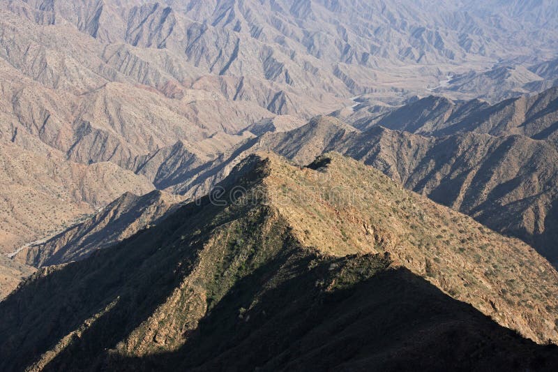 The Canyon of Asir Region, the View from the Viewpoint, Saudi Arabia ...