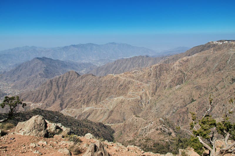 The Canyon of Asir Region, the View from the Viewpoint, Saudi Arabia ...