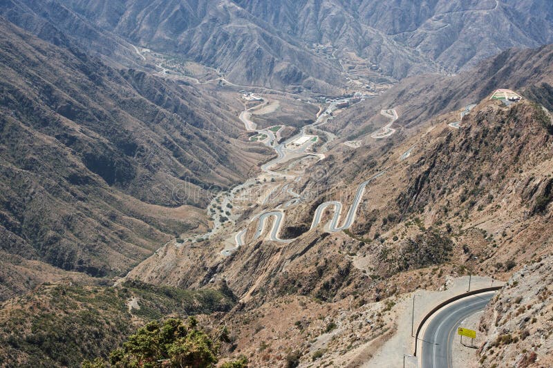 The Canyon of Asir Region, the View from the Viewpoint, Saudi Arabia ...