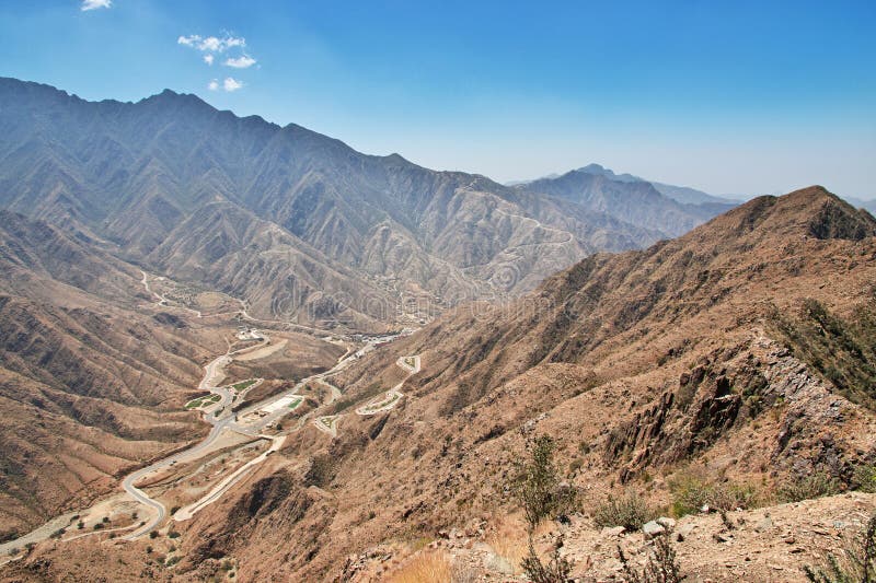 The Canyon of Asir Region, the View from the Viewpoint, Saudi Arabia ...