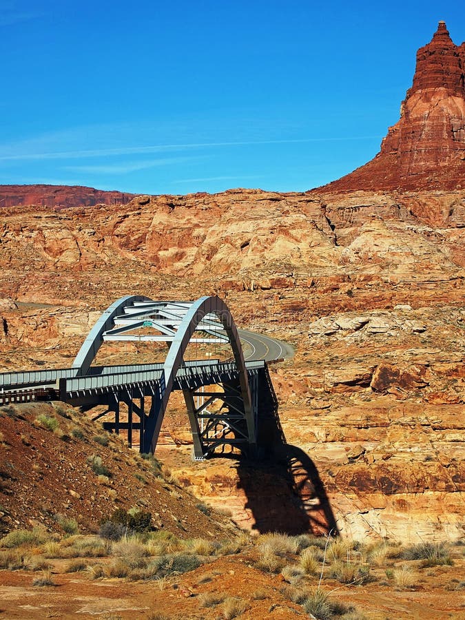Canyon Bridge stock photo. Image of road, southwest, arch - 17782044