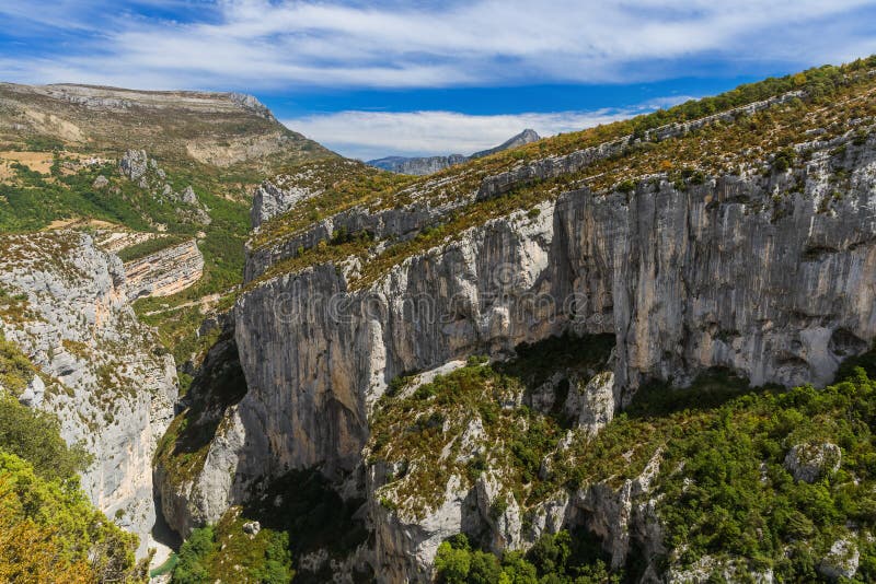 Canyon De Verdon, La Gola Di Verdon, Francia, Provenza Immagine Stock ...