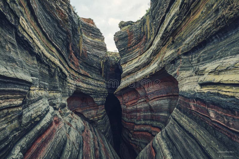 A Canyon is a Deep, Narrow Valley Typically Carved by the Erosive ...