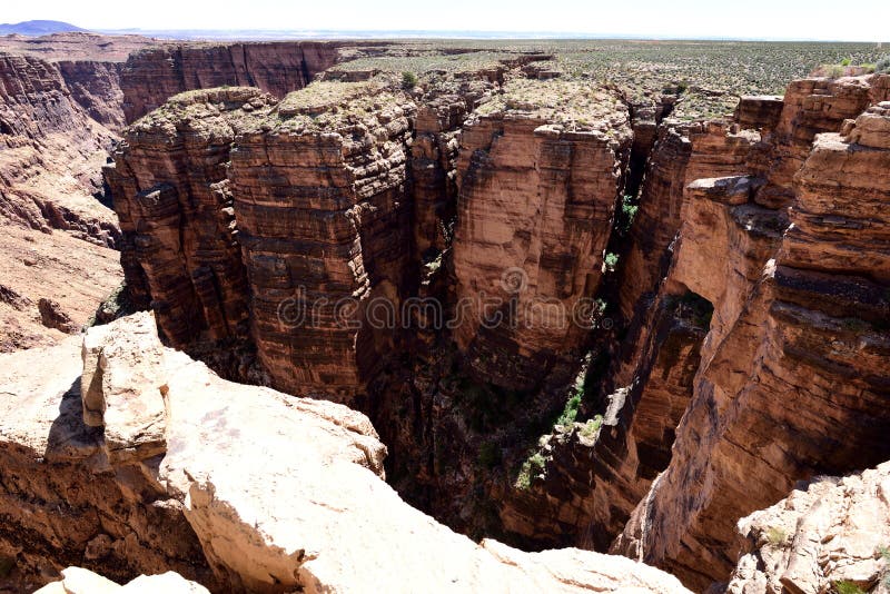 Canyon stock photo. Image of limestone, sandstone, hole - 98453390