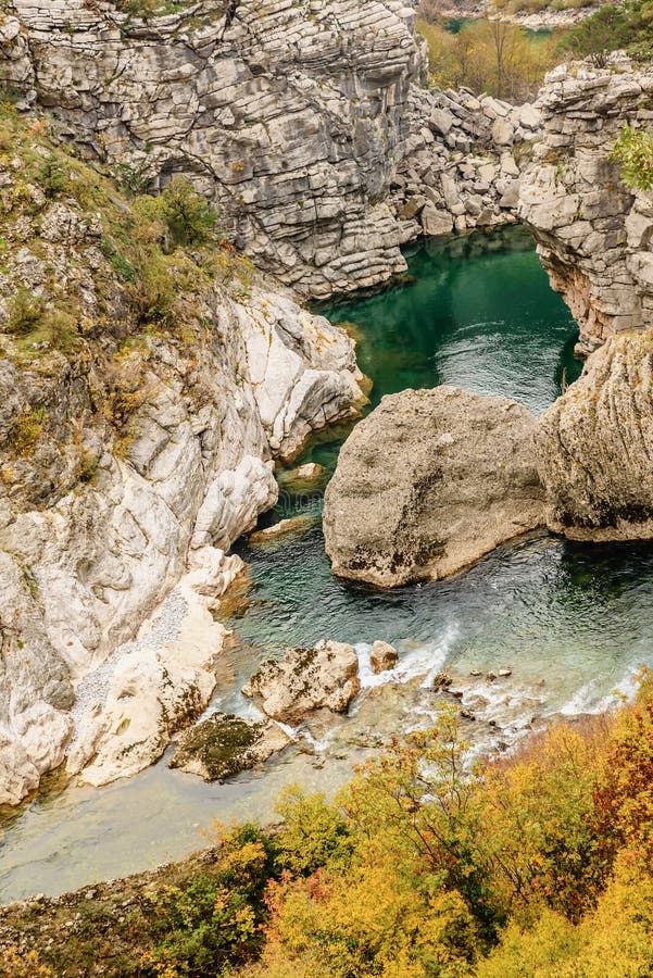 Canyon Moraca in Montenegro, Europe Stock Image - Image of stone ...