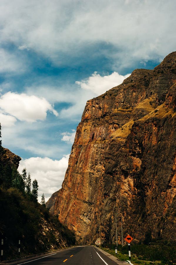 Canyon Road Narrow Path Way for Walking between Steep Rock Walls Stock ...