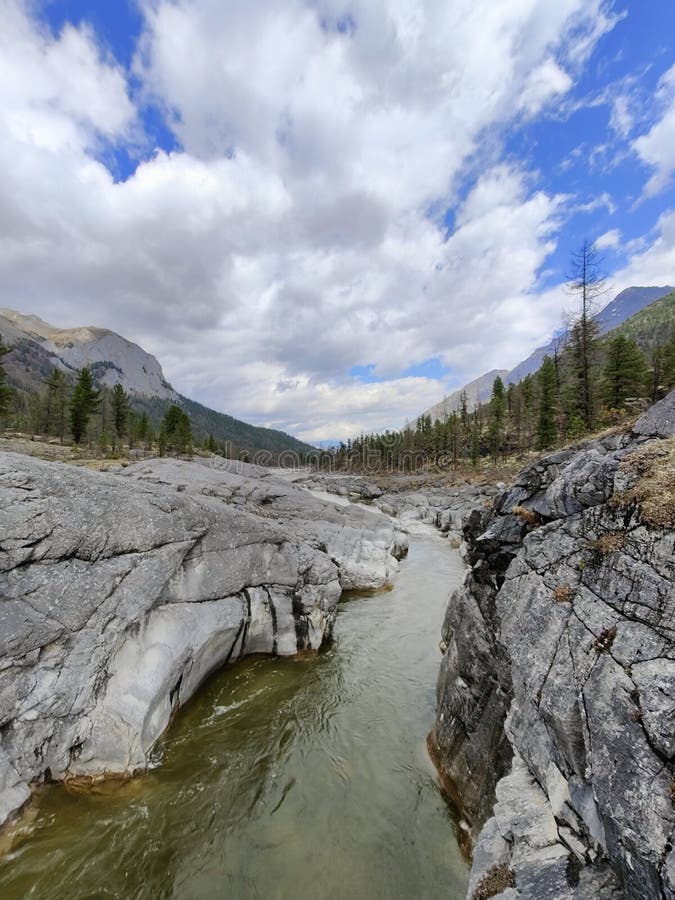 Canyon. Sayan mountains stock photo. Image of terrain - 260485694