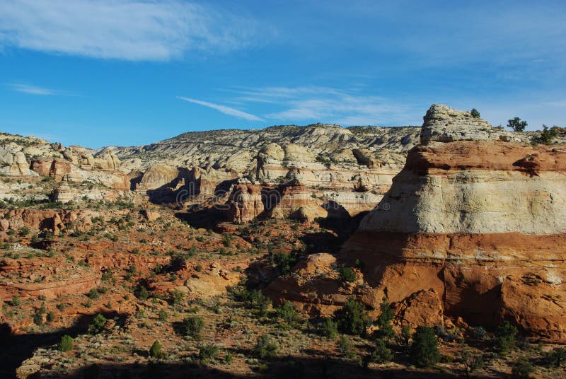 Canyon Scenery Near Boulder, Utah Stock Photo - Image of barren, silent ...