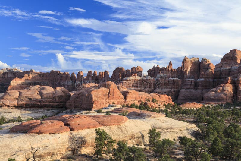 Canyonlands National Park Needles District Stock Image - Image of rock ...