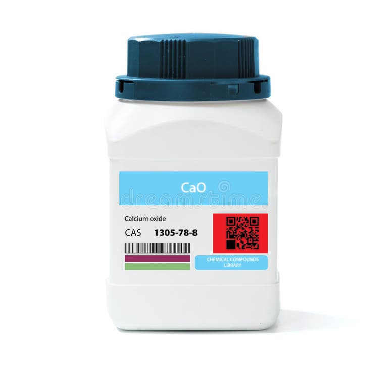 CaO - Calcium Oxide (Quicklime Stock Image - Image of 1305, esup2 ...