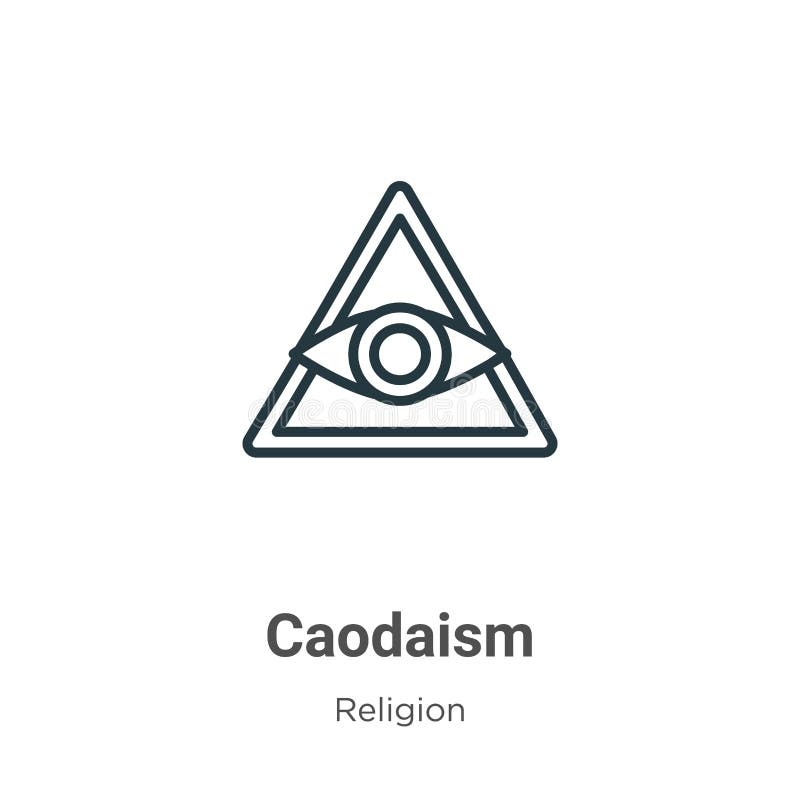 Caodaism Icon in Filled, Thin Line, Outline and Stroke Style. Vector ...