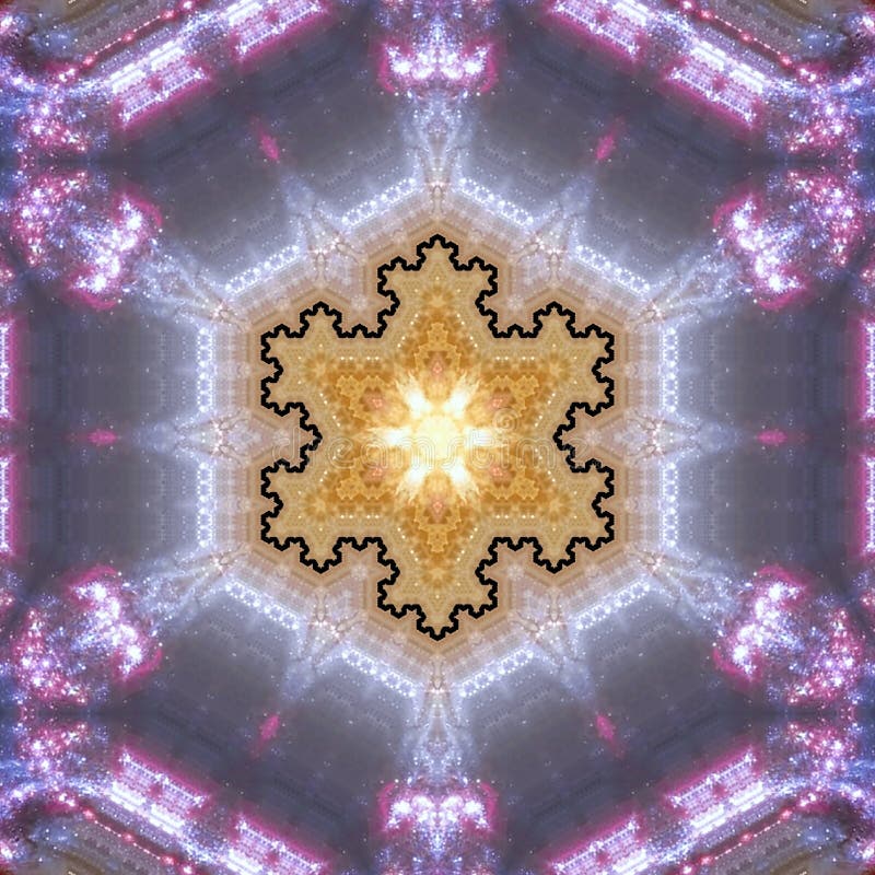 Caos and Order of the Cosmos Stock Illustration - Illustration of ...