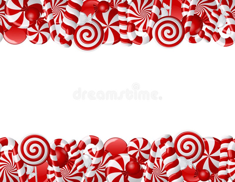 Dulces Rojos Y Blancos Ilustraciones Stock, Vectores, Y Clipart – (158 ...