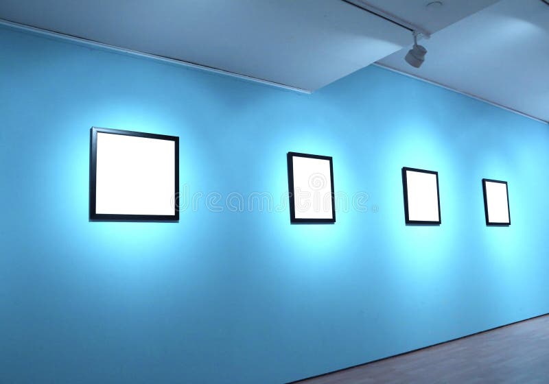 Capítulos En El Museo De Arte Blanco De La Pared Imagen de archivo ...