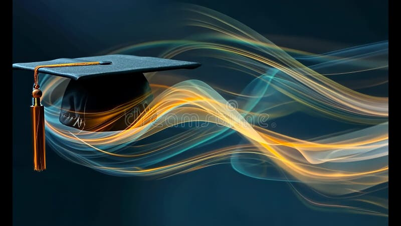 Floating Cap with Warped Light Stock Footage - Video of slowmotion ...