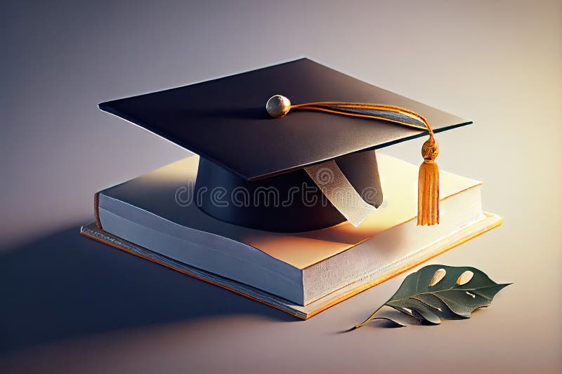 Cap and Book: a Celebration of Learning - Generative AI Stock ...