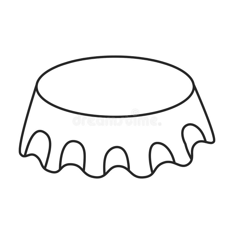 Cap Bottle Vector Icon.Outline Vector Icon Isolated on White Background ...