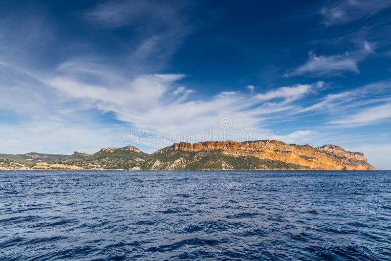 Cap Canaille and Stone Beach of Cassis, France Stock Image - Image of ...