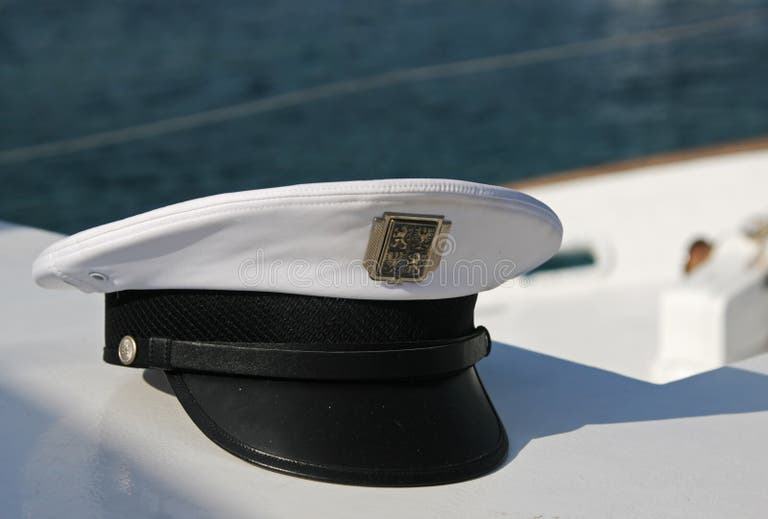 Cap of captain stock photo. Image of nautical, harbor - 3129822
