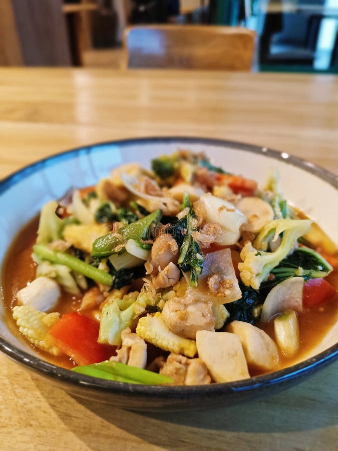 Cap Cay vegetable stock photo. Image of seafood, vegetable - 285461136