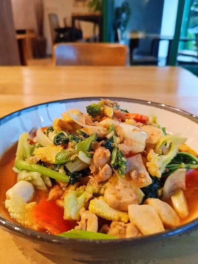 Cap Cay vegetable stock photo. Image of seafood, vegetable - 285461146