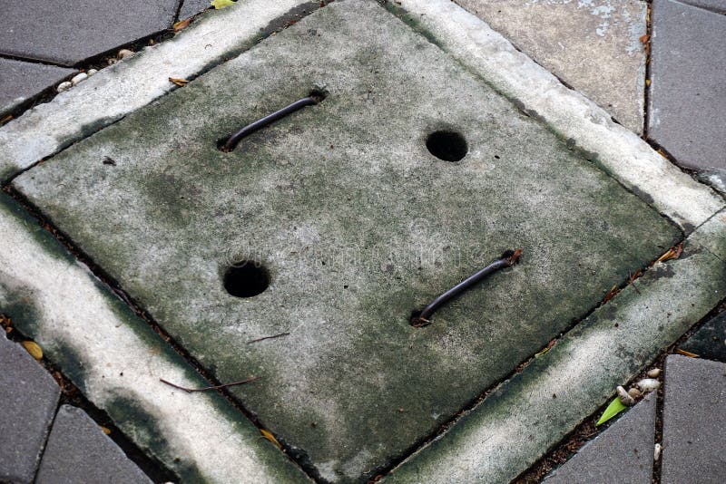 Cement Pipe Tank,treatment Waste Water in Asian House Construction Site ...