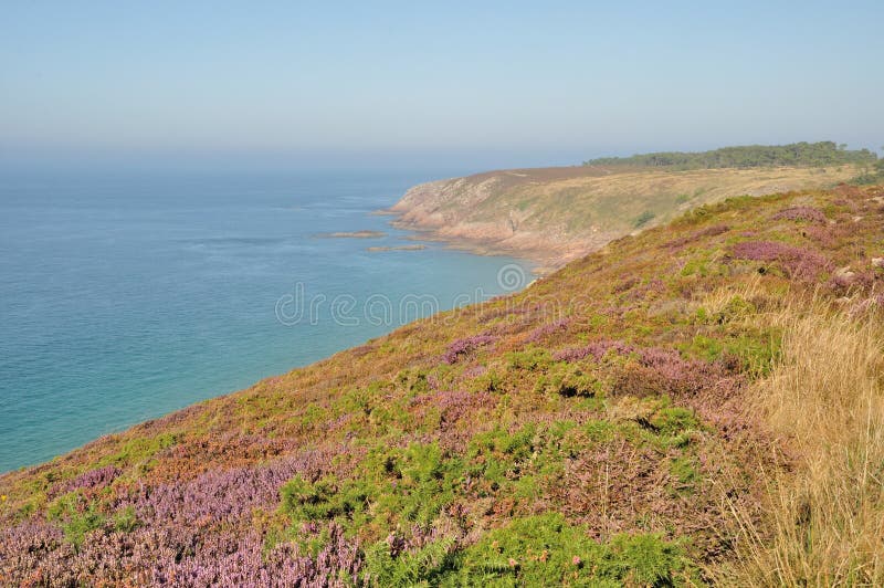 Cap D Erquy the Lourtuais Beach Stock Photo - Image of seascape, nature ...