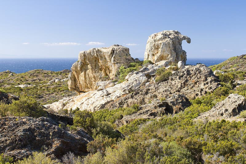 Cap de Creus, Spain stock image. Image of rocks, metamorphic - 33224921
