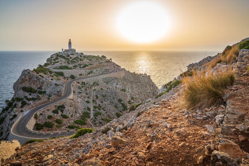 Cap De Formentor Lighthouse on the Spanish, Balearic Islands of Majorca ...