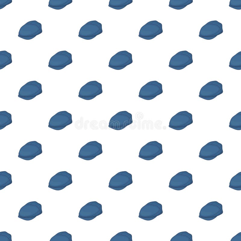 Cap Driver Pattern, Cartoon Style Stock Vector - Illustration of ...