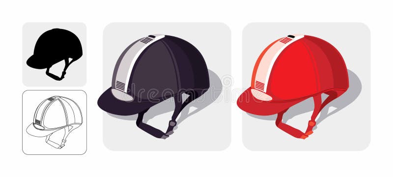 Cap_equestrian1 stock vector. Illustration of jumping - 5656287