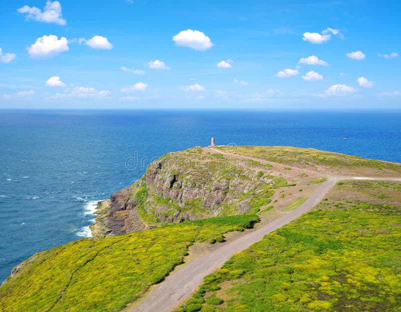 Cap Frehel stock photo. Image of beauty, cliff, frehel - 66498436