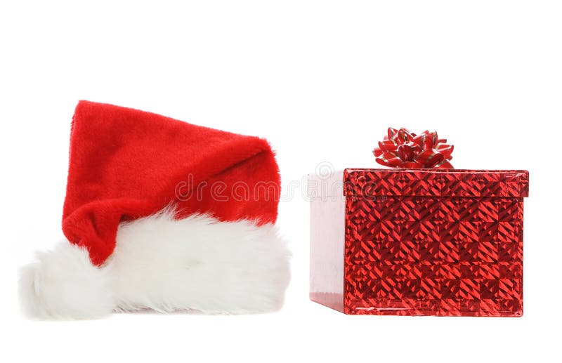 Cap and gift stock image. Image of present, shopping, holiday - 7463277
