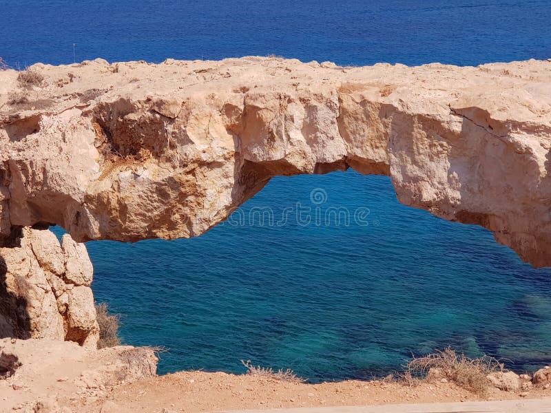 Cap Greco, Ayia Napa, Chypre Image stock - Image of végétation, chypre ...