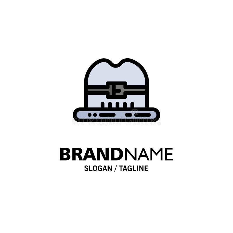 Cap, Hat, Canada Business Logo Template. Flat Color Stock Vector ...