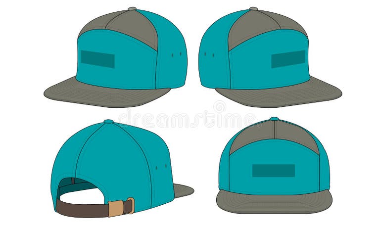 Fitted Hat Template Stock Illustrations – 169 Fitted Hat Template Stock ...